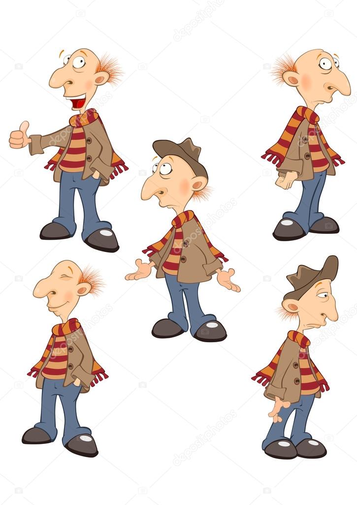 Cartoon professors Characters Stock Vector Image by ©liusaart #97045896