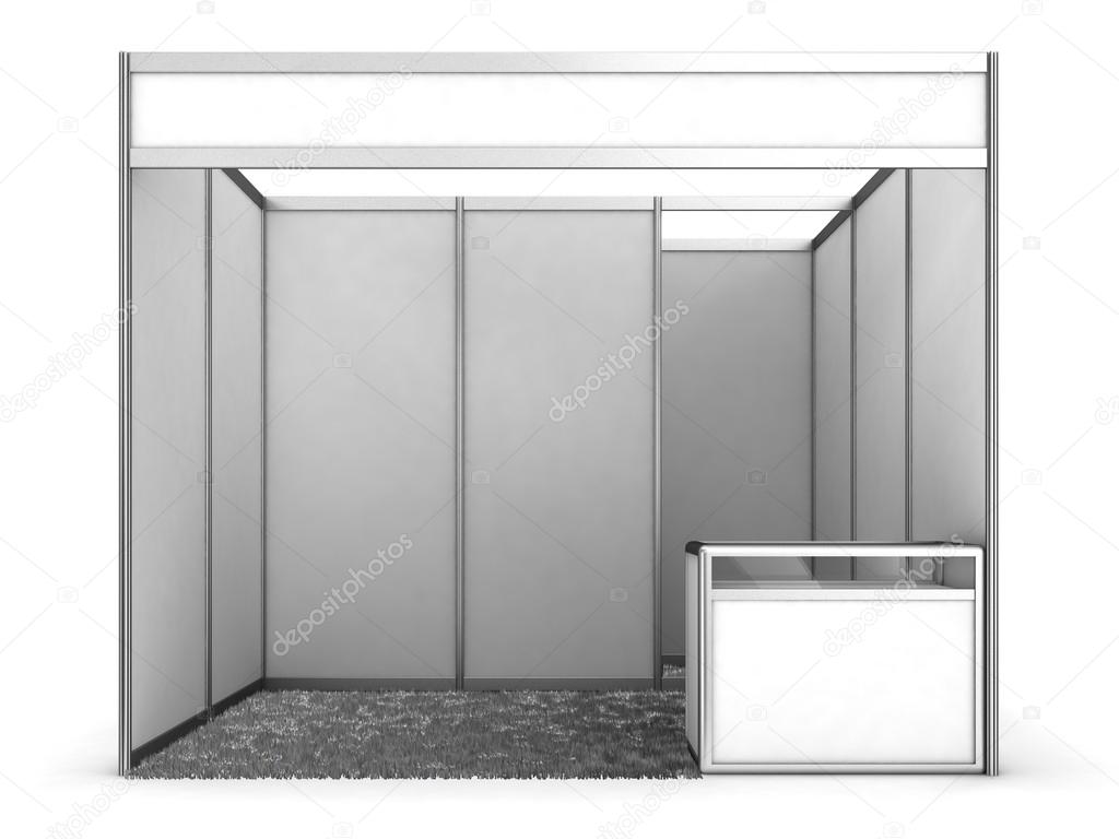 Blank exhibition stand — Stock Photo © wir0man #81368150