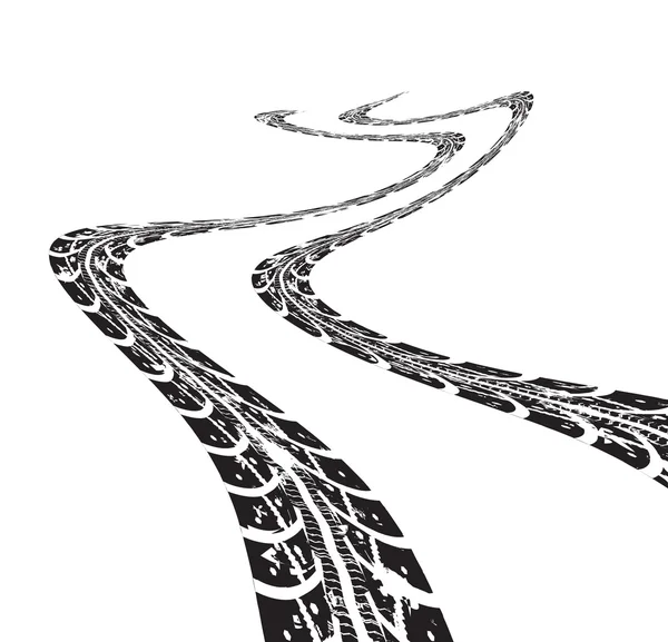 Tire tracks Stock Vector Image by ©mpavlov #5283129