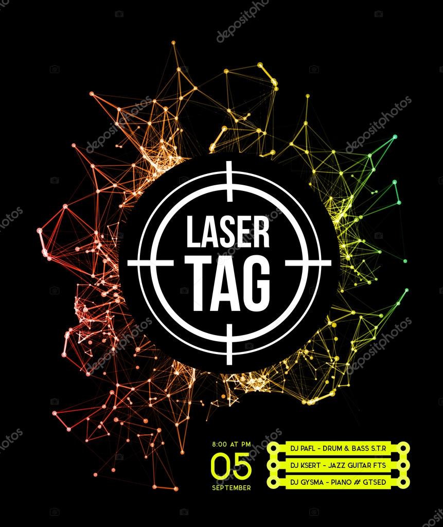 Laser tag with target Stock Vector Image by ©mpavlov #120213130