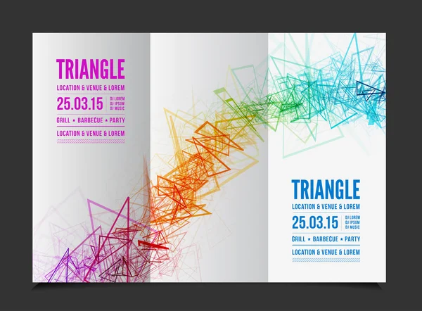 Triangle outline pattern Vector Art Stock Images | Depositphotos