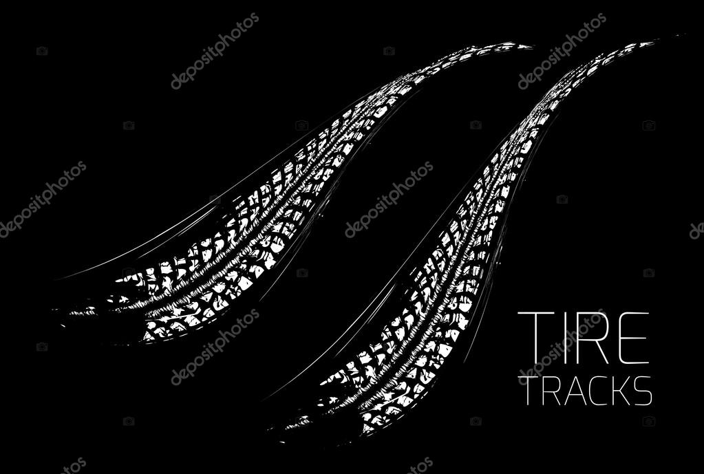 Tire tracks background Stock Vector Image by ©mpavlov #71516017
