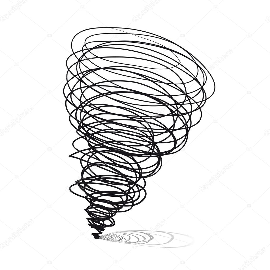 Tornado 3d Spiral Doodle