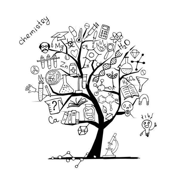 Book tree, sketch for your design Stock Vector Image by ©Kudryashka ...