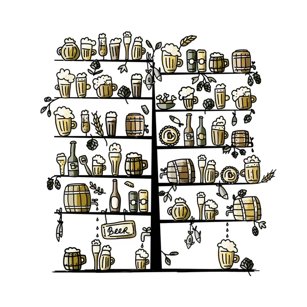 Tree beer Vector Art Stock Images | Depositphotos