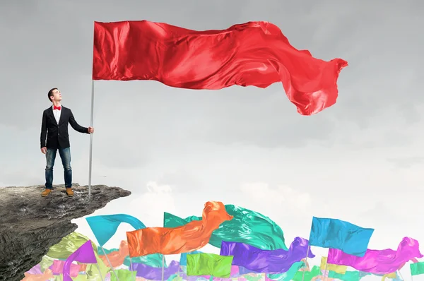 Red flag Stock Photos, Royalty Free Red flag Images | Depositphotos