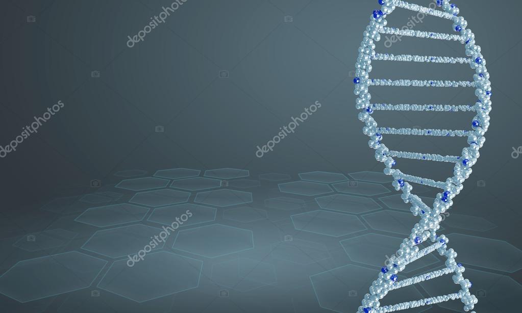 DNA research background Stock Photo by ©SergeyNivens 105002478