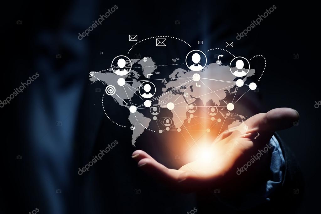 Whole world in hands Stock Photo by ©SergeyNivens 108074302