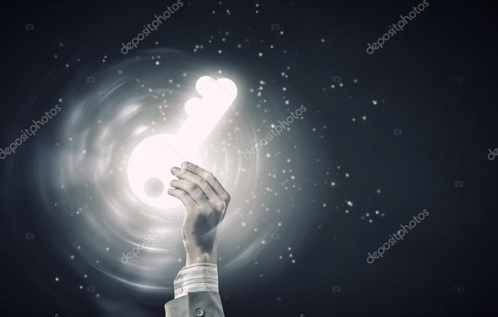Key glowing icon Stock Photo by ©SergeyNivens 108794176