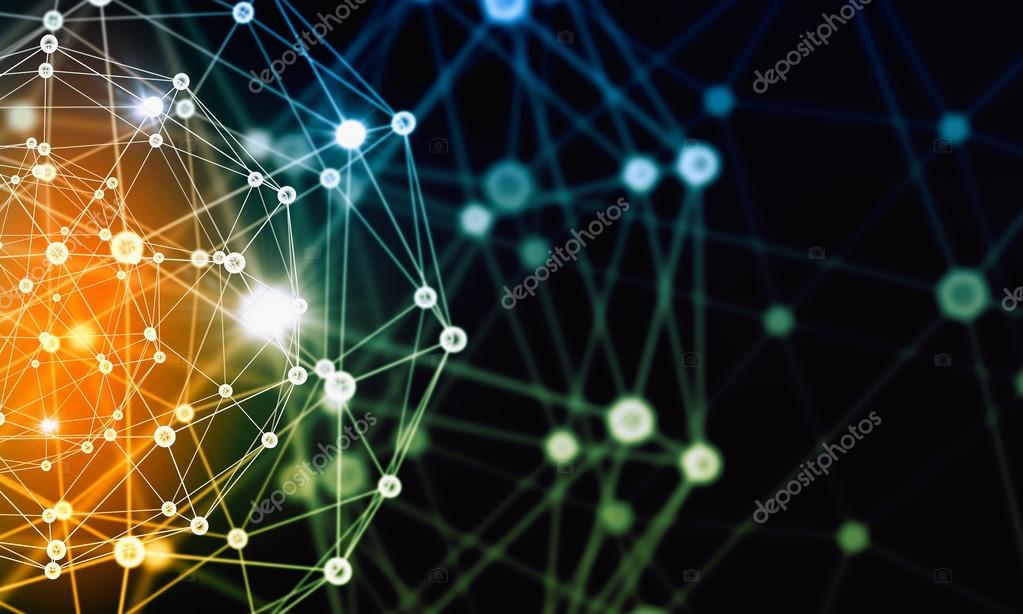 Connected lines background Stock Photo by ©SergeyNivens 109655654