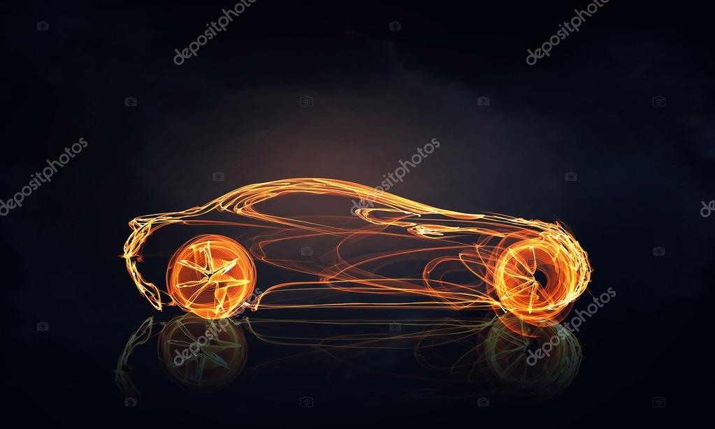 Car light symbol — Stock Photo © SergeyNivens #109667424