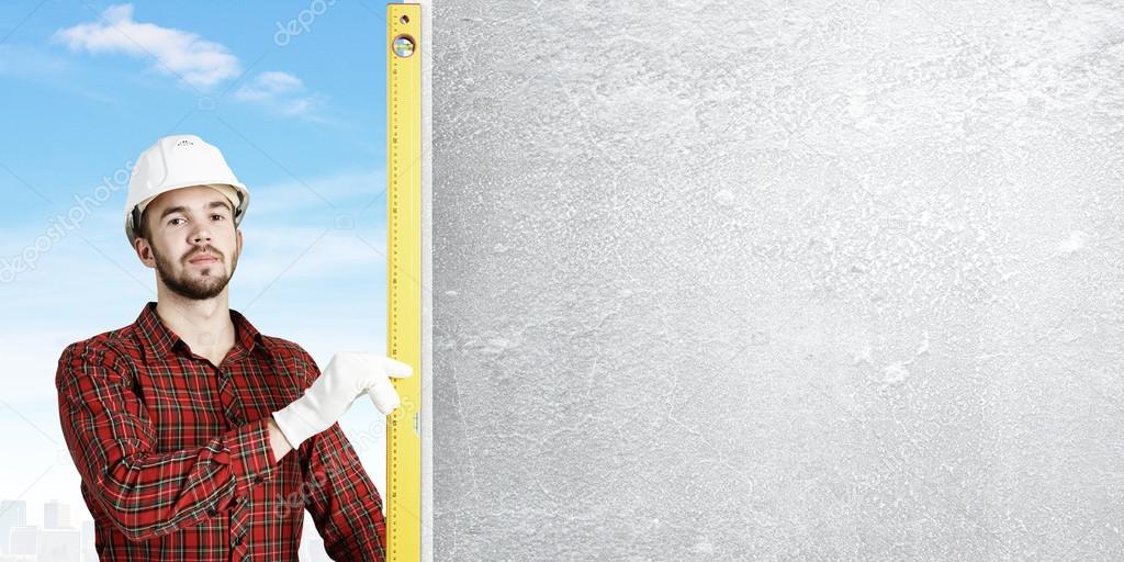 Young engineer man Stock Photo by ©SergeyNivens 111759252