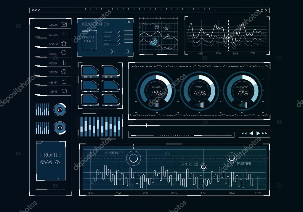 Human user display . Mixed media Stock Photo by ©SergeyNivens 116630072