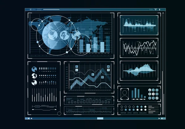 Human user display . Mixed media — Stock Photo © SergeyNivens #118251460