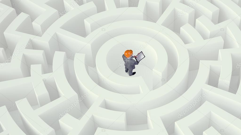 Problem solving concept Mixed media . Mixed media Stock Photo by ...