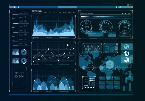Human user display . Mixed media — Stock Photo © SergeyNivens #118251460