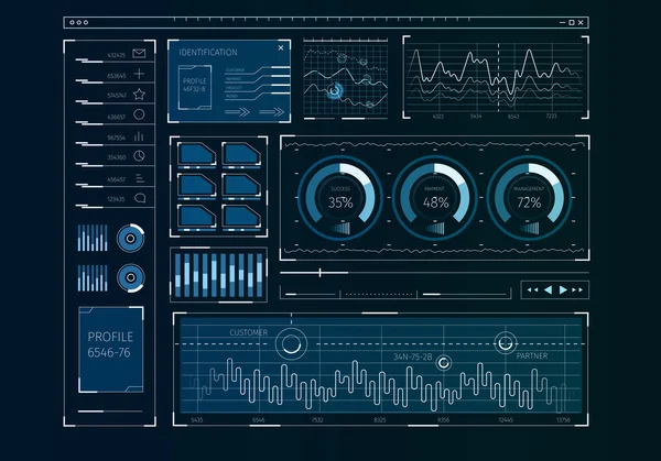 Human user display . Mixed media — Stock Photo © SergeyNivens #118251460