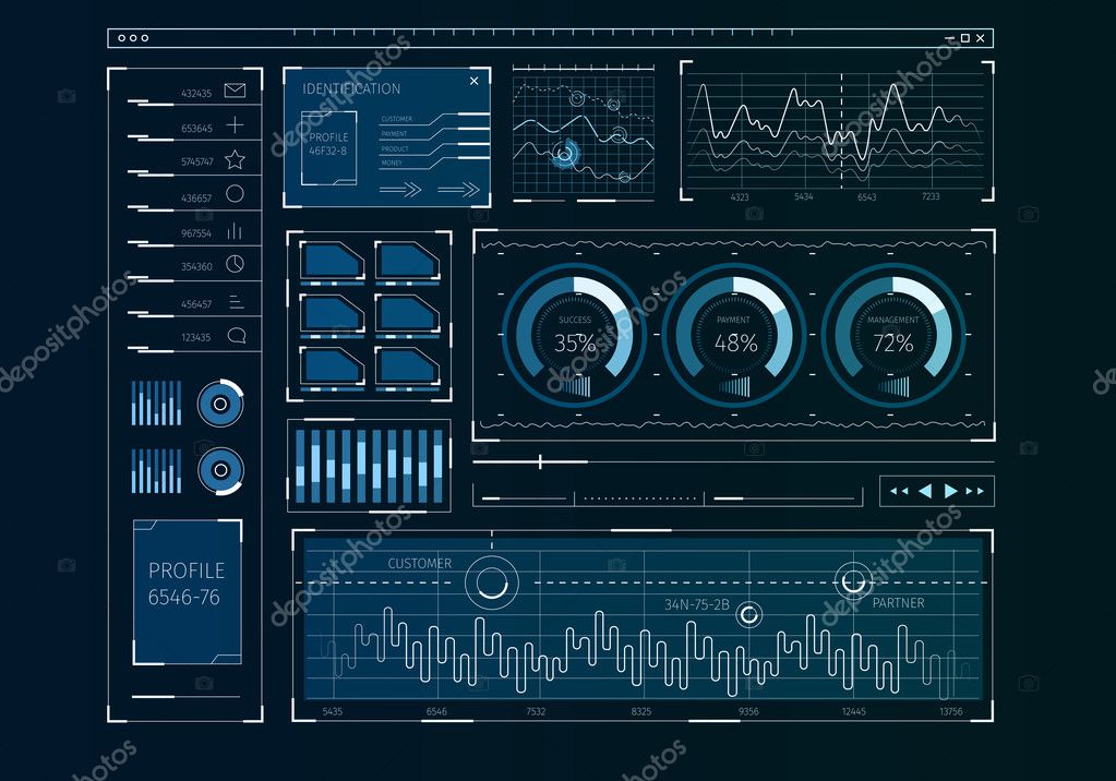 Human user display . Mixed media — Stock Photo © SergeyNivens #118871486