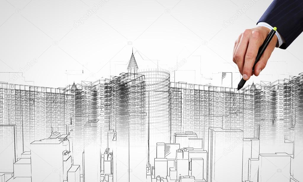 Construction Site Drawing