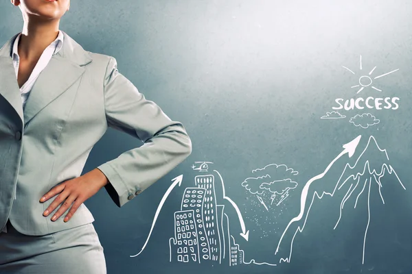 Woman achieving success Stock Photos, Royalty Free Woman achieving ...