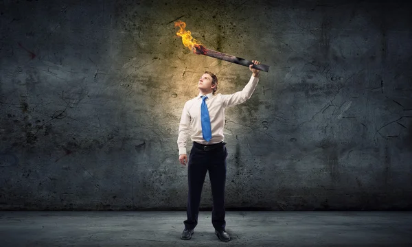 Man with torch Stock Photos, Royalty Free Man with torch Images ...