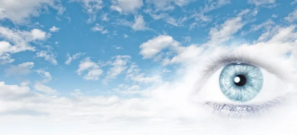 Eye in sky — Stock Photo © SergeyNivens #74619235