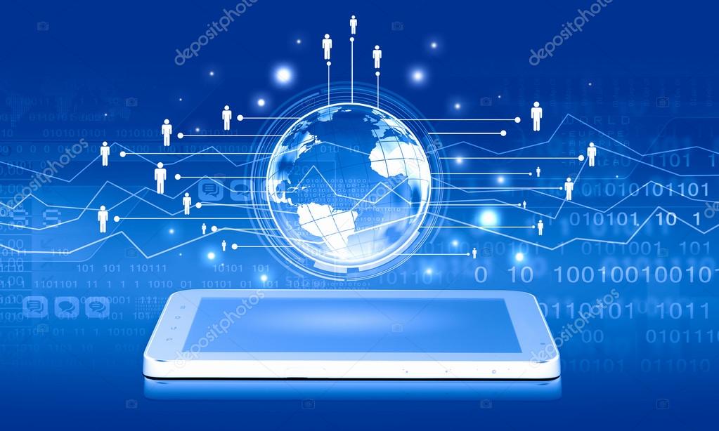 No limits for communication Stock Photo by ©SergeyNivens 77461058