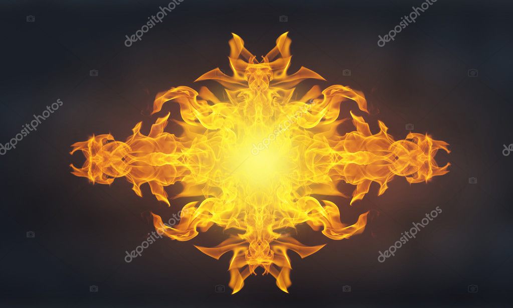 Abstract fiery threads — Stock Photo © SergeyNivens #77686430