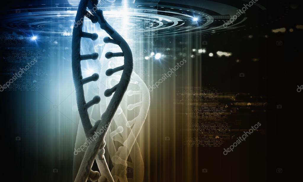 DNA molecule — Stock Photo © SergeyNivens #84126038