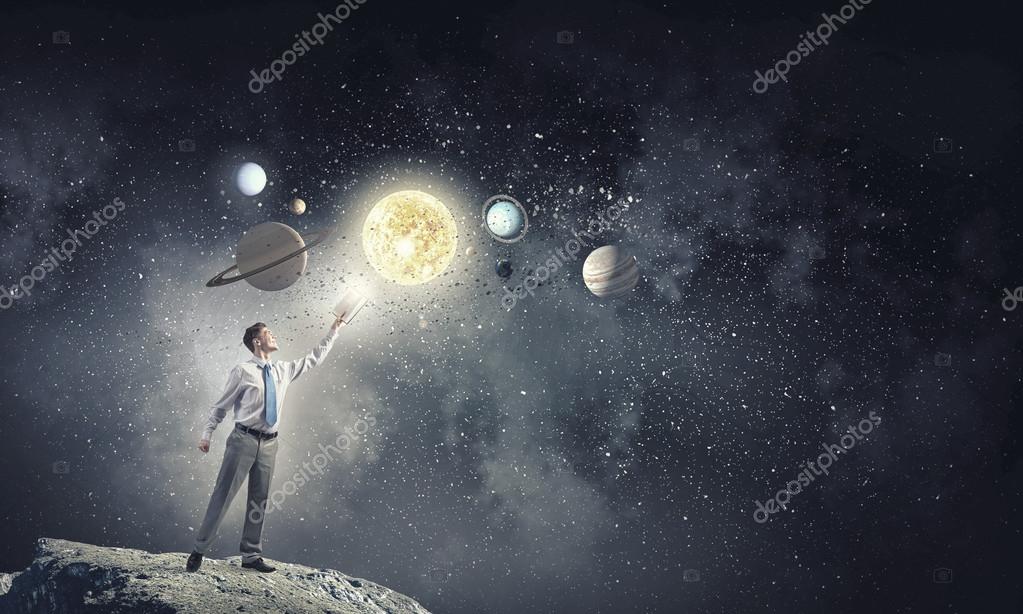 Sun system studying Stock Photo by ©SergeyNivens 84316804