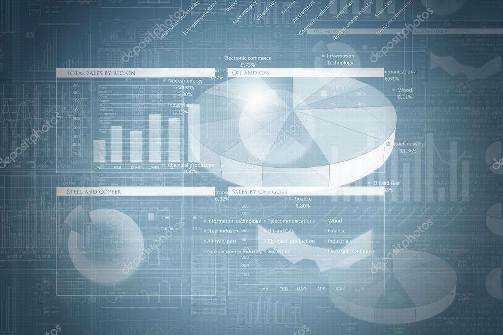 Digital graph background — Stock Photo © SergeyNivens #84438654