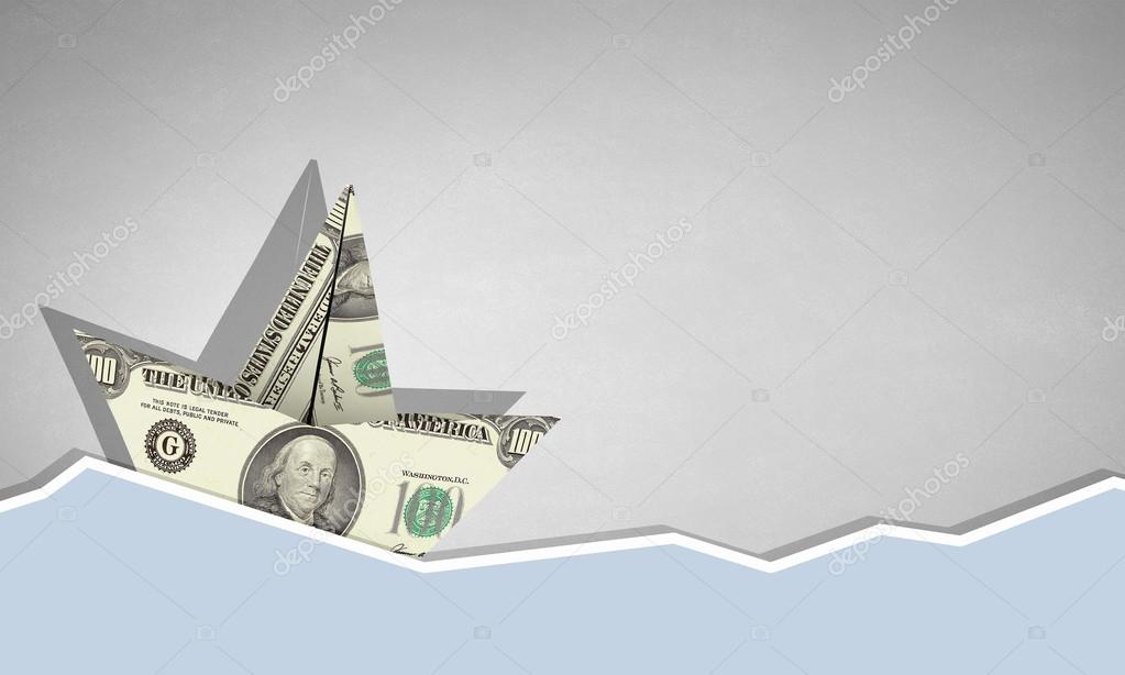 Dollar ship — Stock Photo © SergeyNivens #85862240