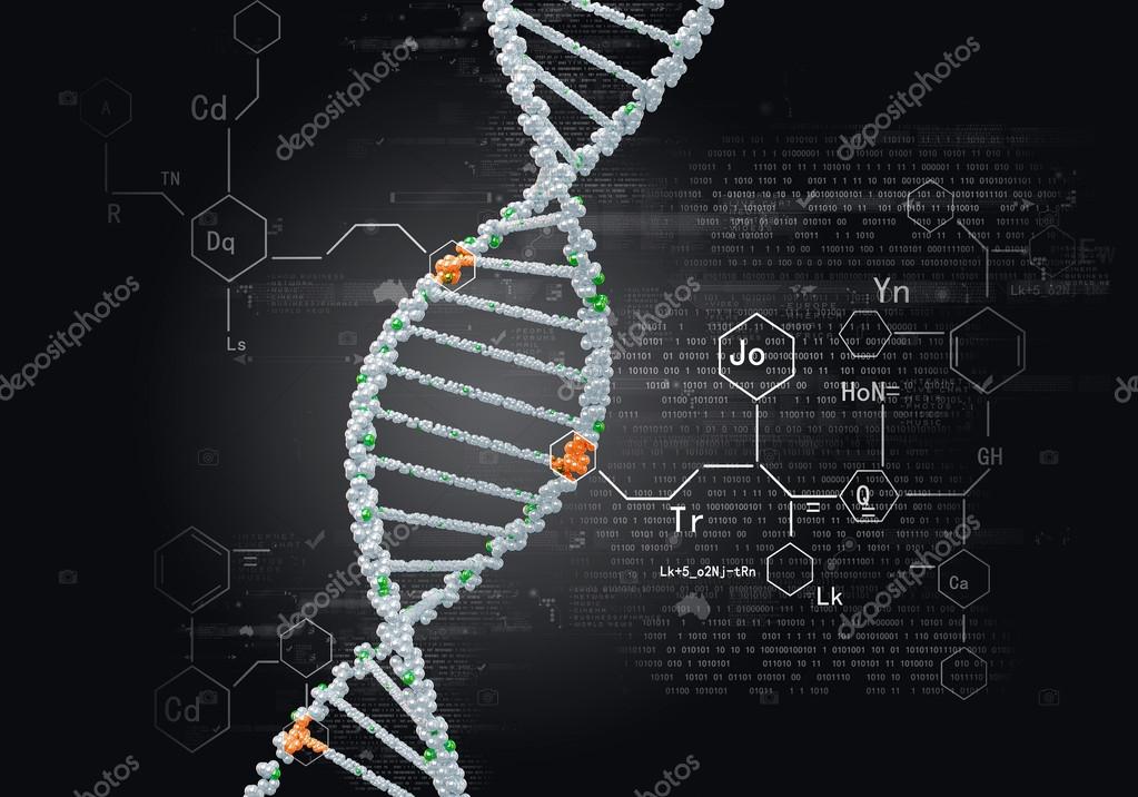 DNA molecule — Stock Photo © SergeyNivens #85920860