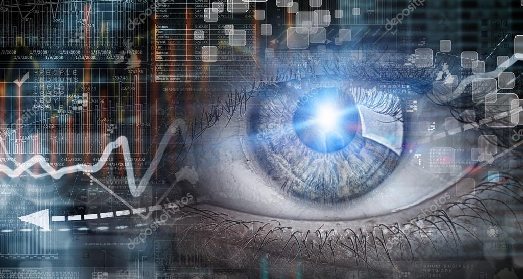 Eye scanning. Concept image Stock Photo by ©SergeyNivens 88354436