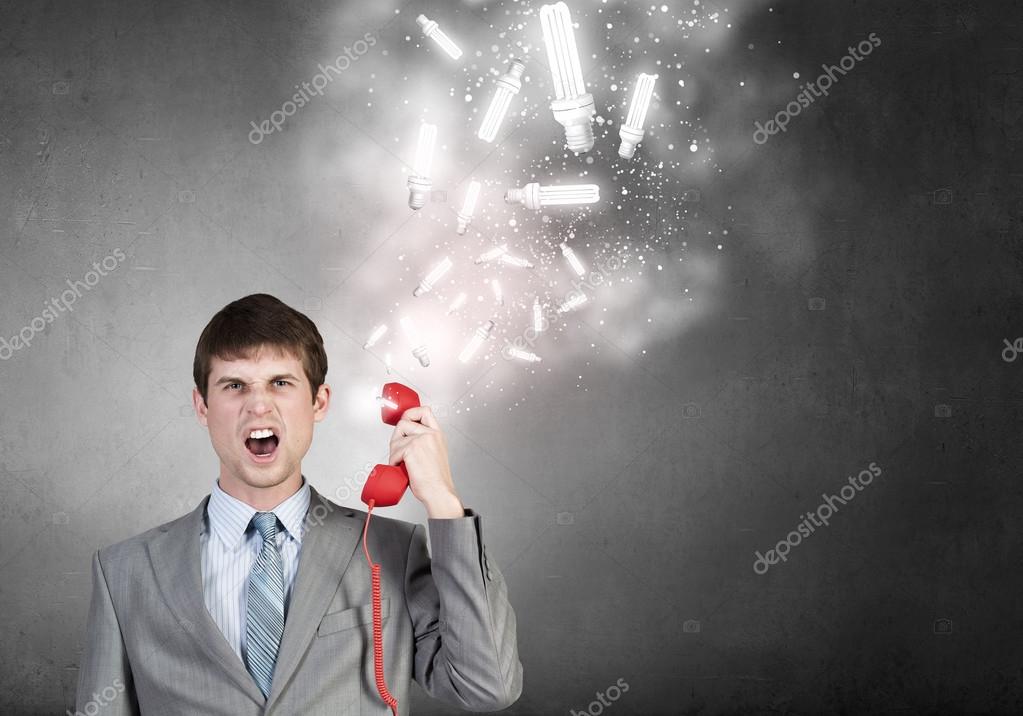 Making important calls — Stock Photo © SergeyNivens #92408076