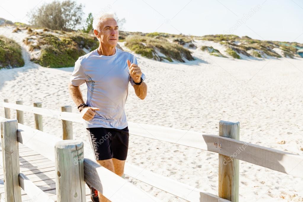 Healthy running man — Stock Photo © SergeyNivens #93286102