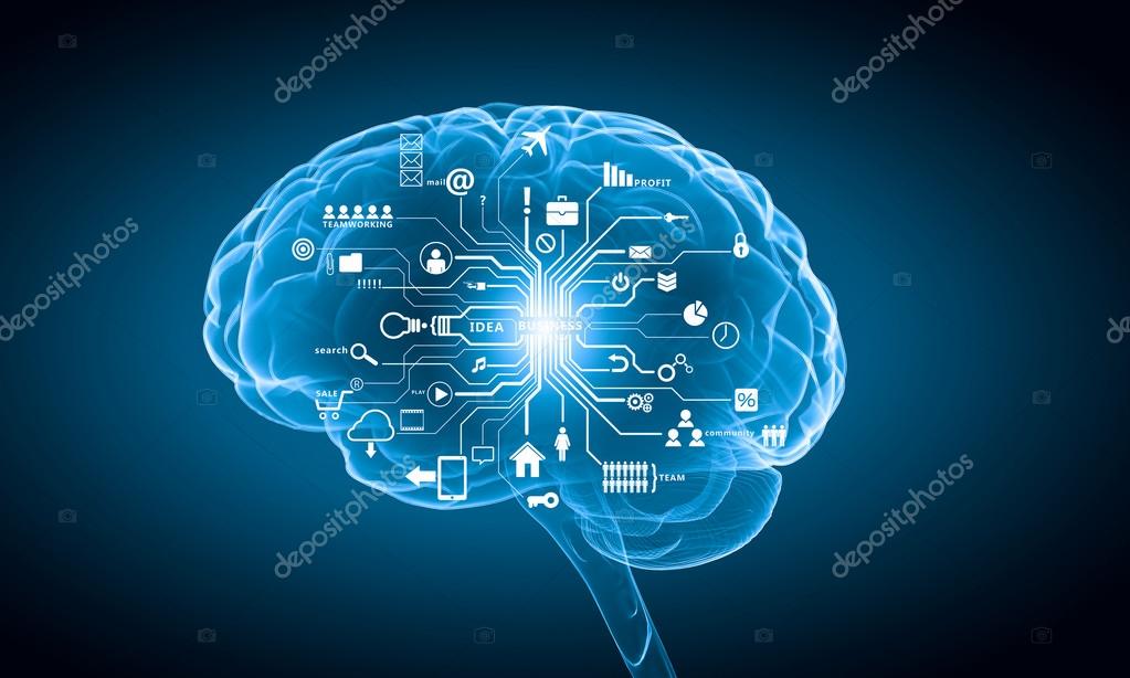 Digital human brain — Stock Photo © SergeyNivens #95083086 Digital human brain — Stock Photo © SergeyNivens #95083086