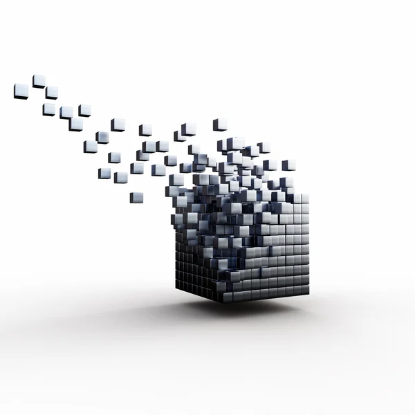 High tech cube figure Stock Photo by ©SergeyNivens 97240268