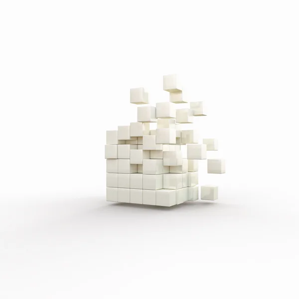 High tech cube figure Stock Photo by ©SergeyNivens 97240268