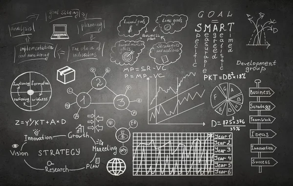 Blackboard chalkboard texture infographics collection hand drawn doodle ...