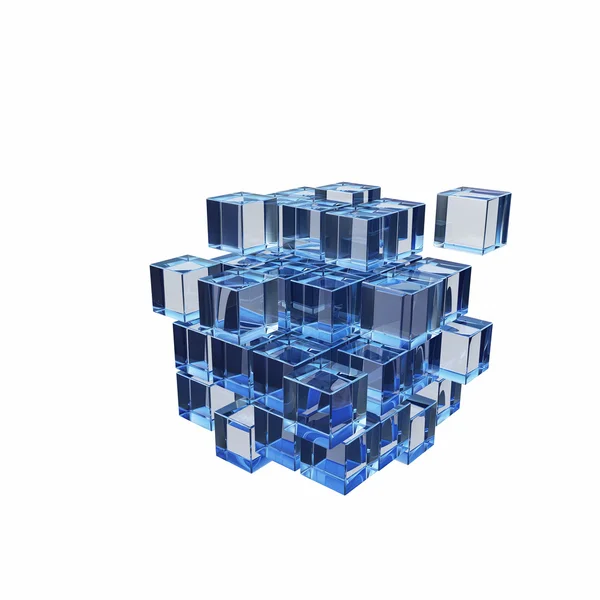 High tech cube figure Stock Photo by ©SergeyNivens 97269916