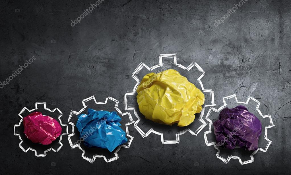 En busca de una idea creativa: fotografía de stock © SergeyNivens ...