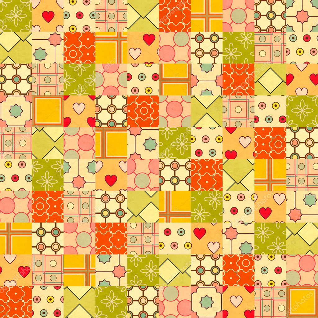 Seamless background in patchwork style Stock Photo by ©frenta 103530040