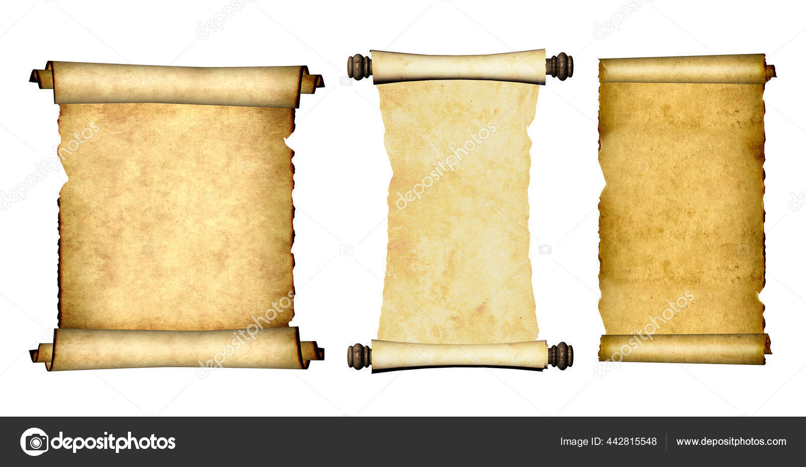 Old Scroll Paper Template