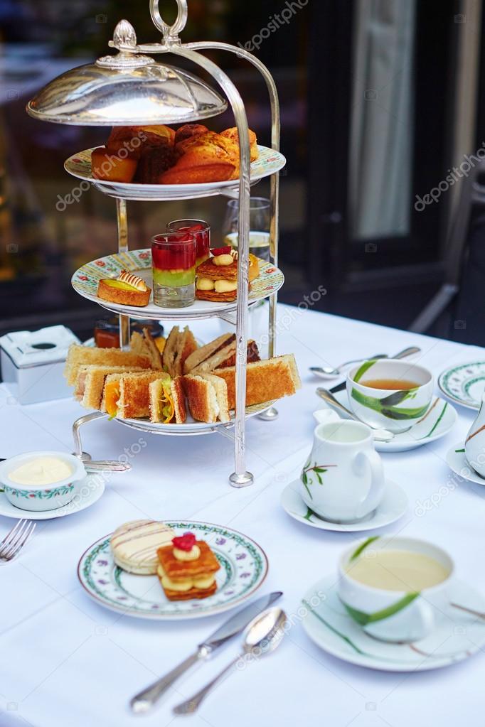 English High Tea Table Setting