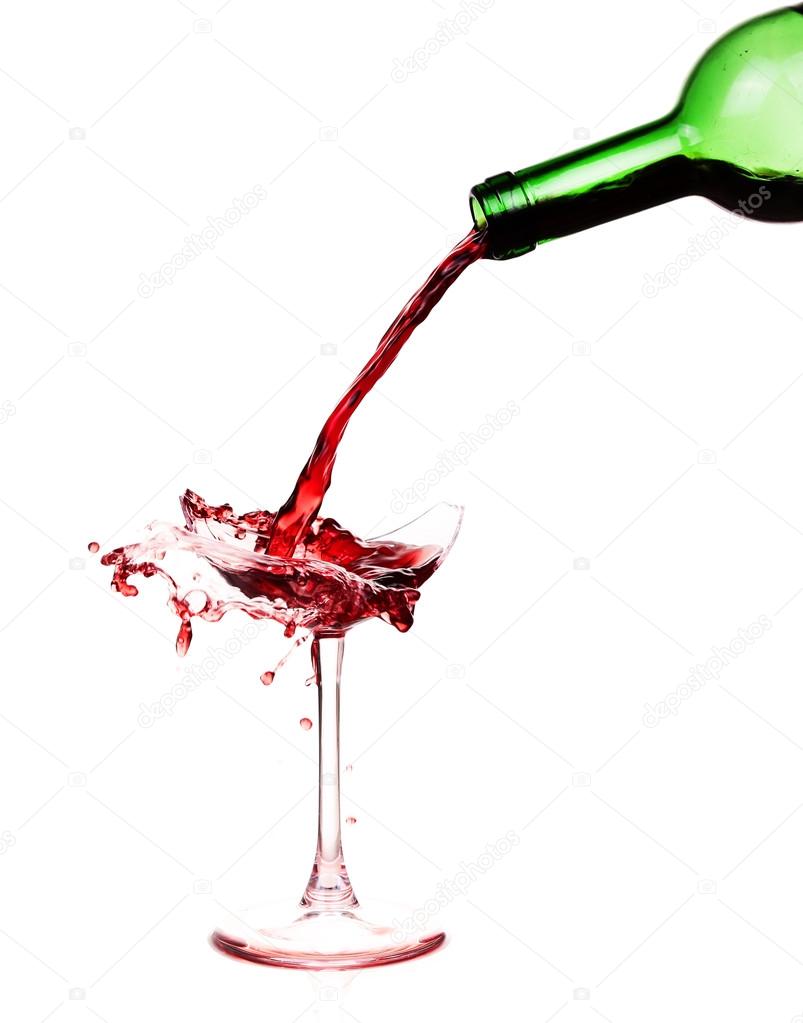 Broken Wine Glass Bottle