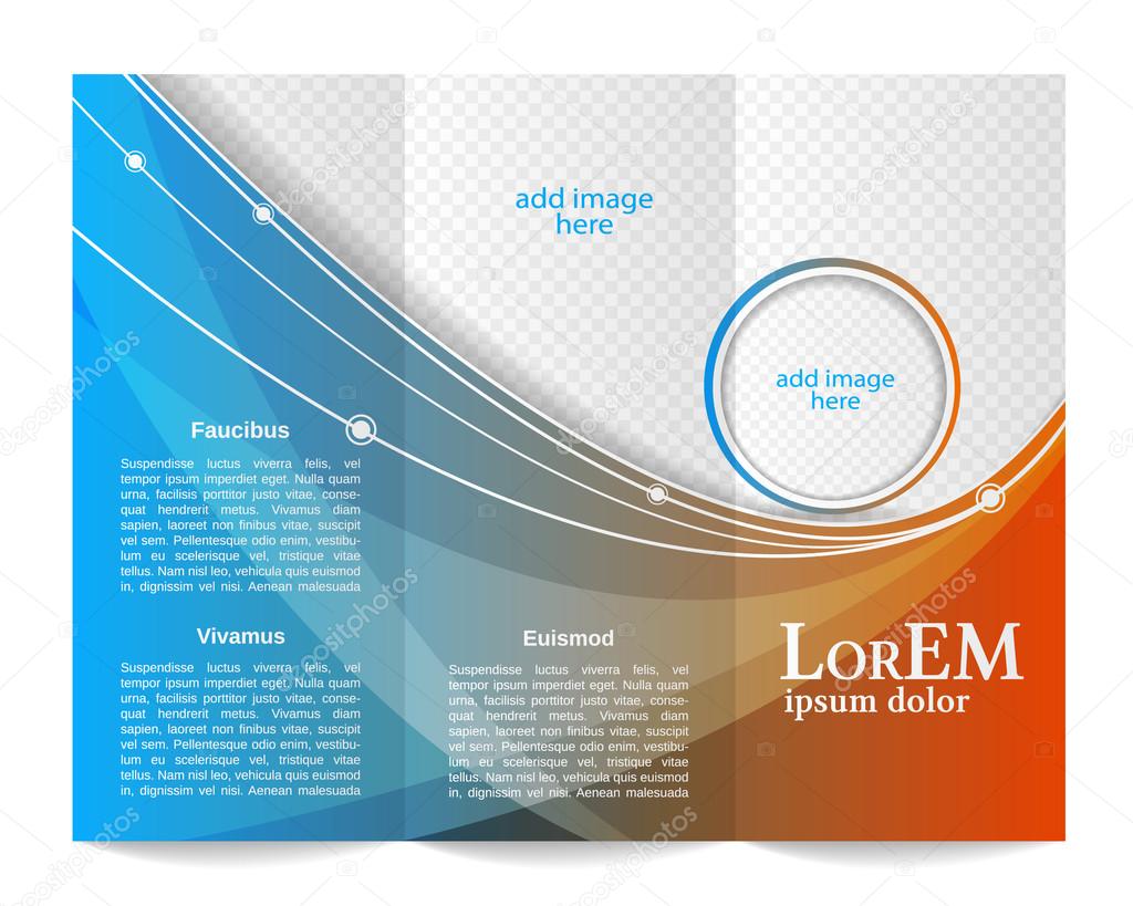 Tri-fold brochure template Stock Vector by ©d_arts 69379431
