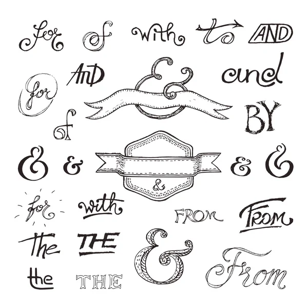 Ampersand catchwords Vector Art Stock Images | Depositphotos