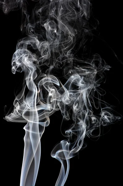 Colored smoke isolated on white - Stock Image - Everypixel