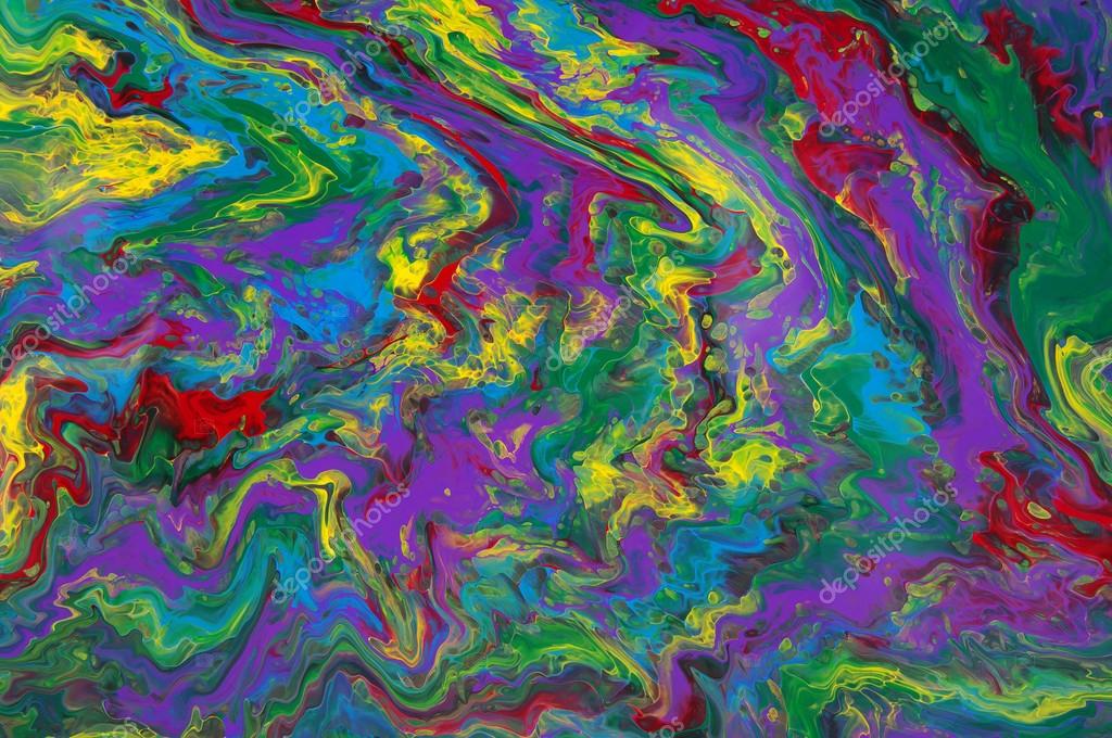 Splats splashes and blobs of brightly colored paint Stock Illustration ...